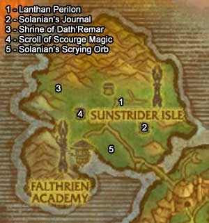 Sunstrider Isle Map