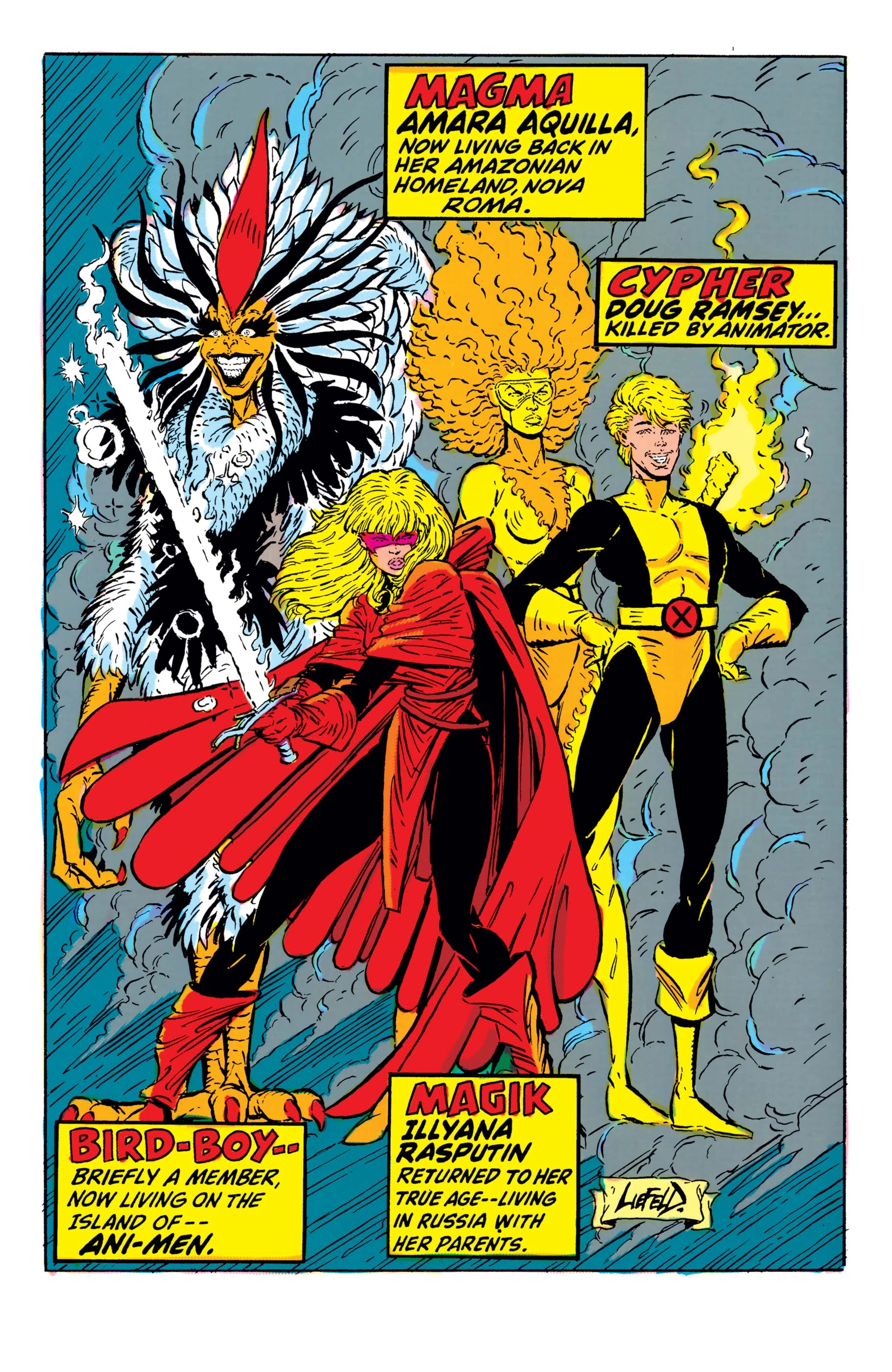 New Mutants Magma and Magik | New mutant, The new mutants, Comic book ...