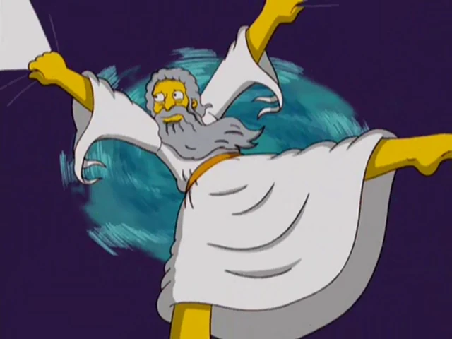 God is the only character on The Simpsons who has five fingers/toes on ...