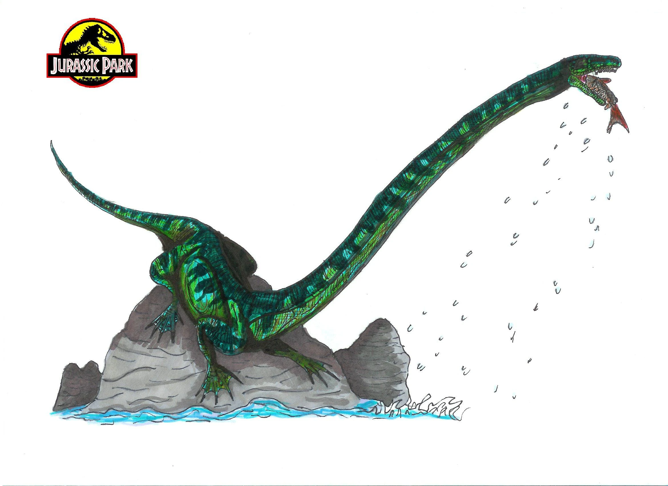 Tanystropheus - Park Pedia - Jurassic Park, Dinosaurs, Stephen Spielberg