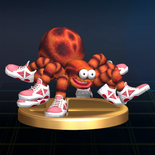 Craft Request: Plushie of Squitter the Spider from Donkey Kong Country ...