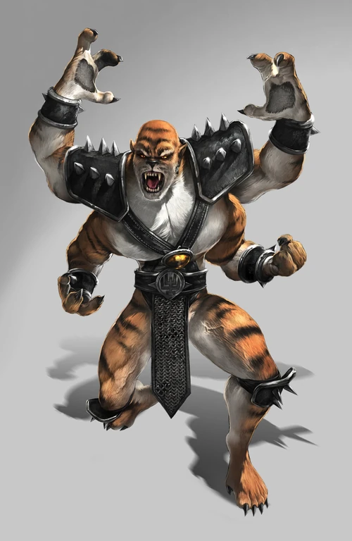 Kintaro Goro Tiger Goro Kintaro Sheeva Mortal Kombat X, Tiger, Mammal,