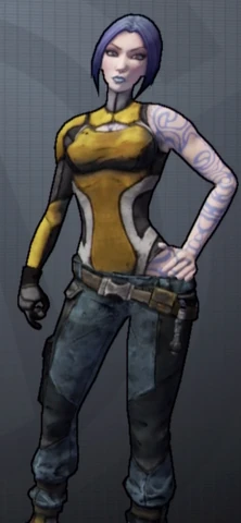 Maya's Actual color palette from BL2. Note that her pants are very dark ...
