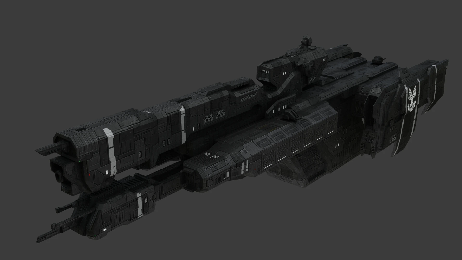 Steam Workshop::UNSC Charon Class Light Frigate (Roughly)